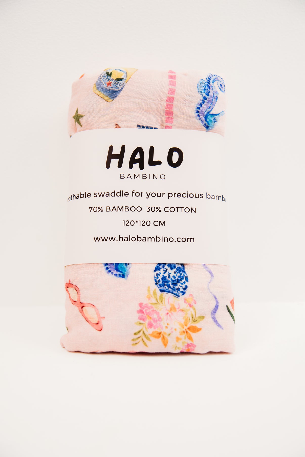 Lola Print - Swaddle – Halo Bambino
